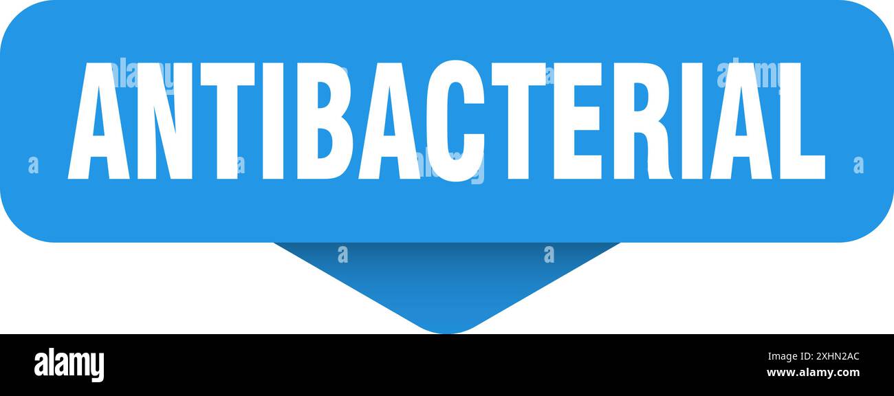 antibacterial sticker. antibacterial sign on transparent background ...