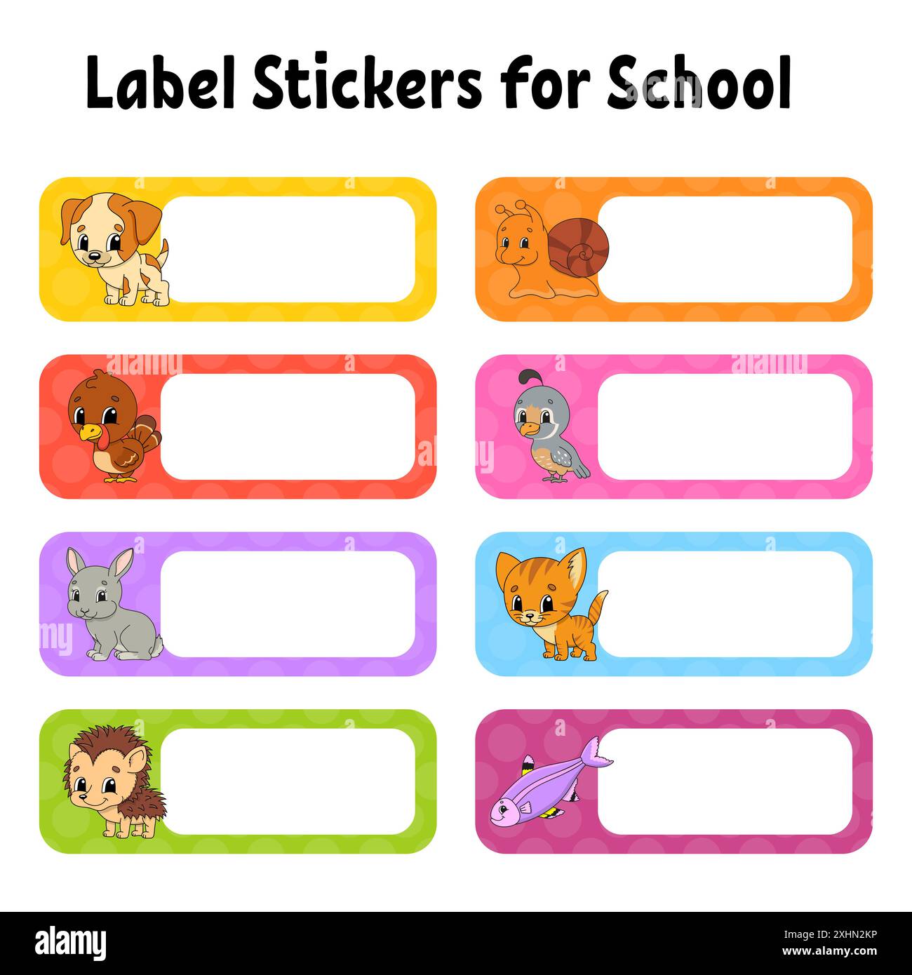 Printable cat label Stock Vector Images - Alamy