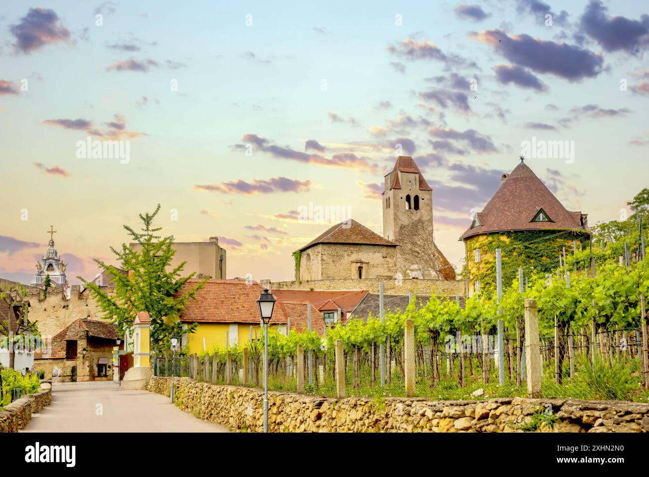 Austria lower durnstein town hi-res stock photography and images - Alamy