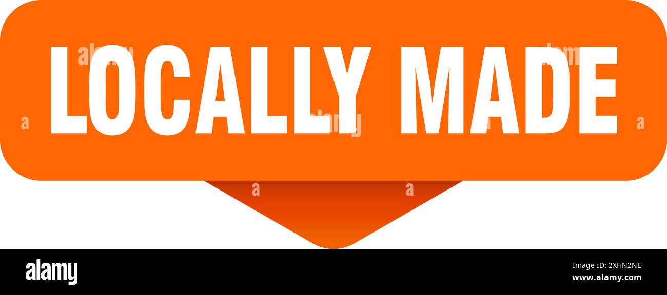 locally made sticker. locally made sign on transparent background ...