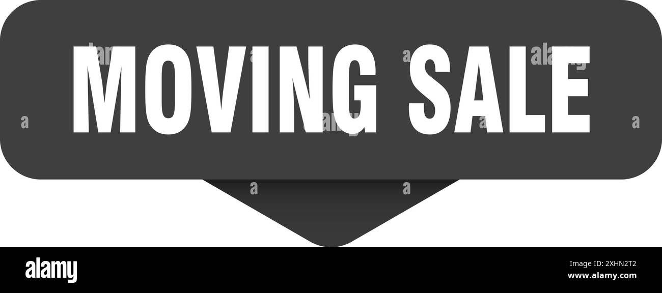 moving sale sticker. moving sale sign on transparent background ...