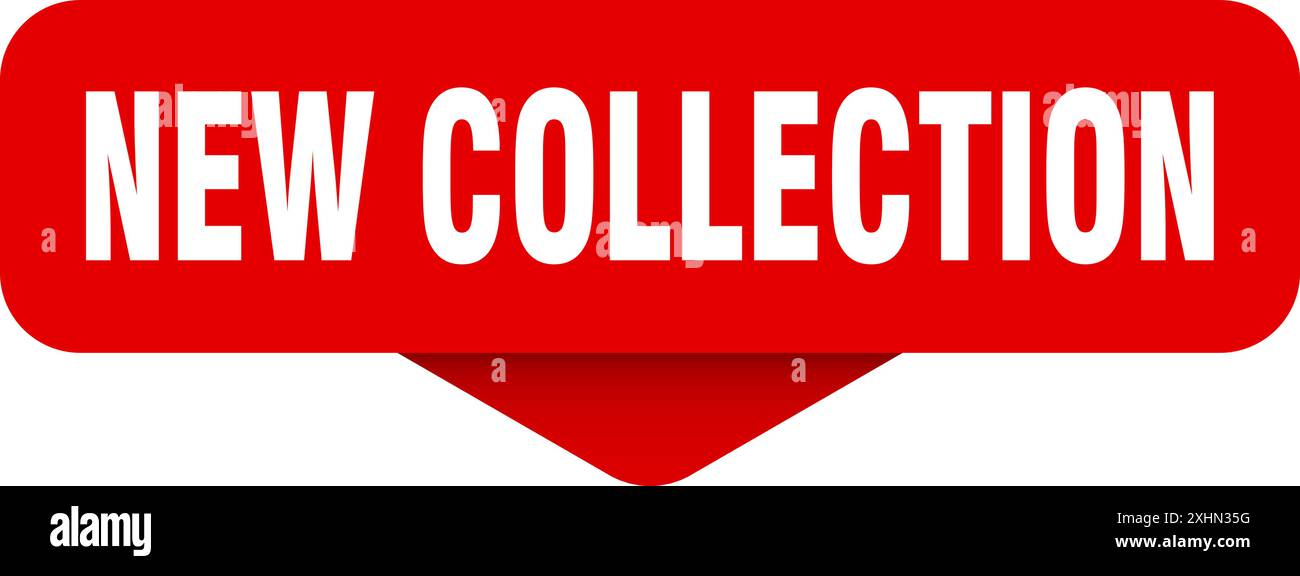 new collection sticker. new collection sign on transparent background ...