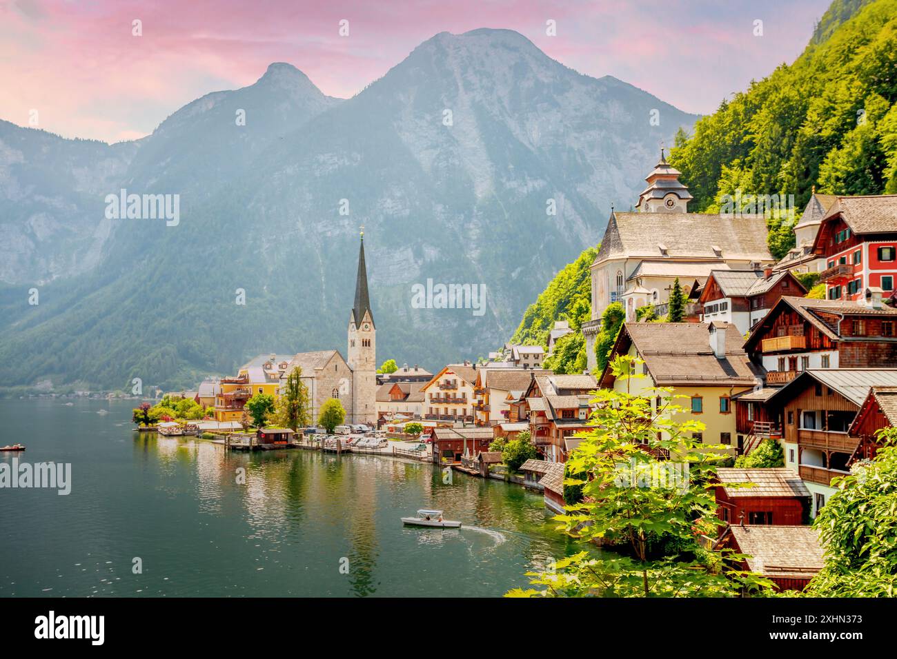 Old city of Hallstatt, Hallstatt Lake, Austria Stock Photo - Alamy