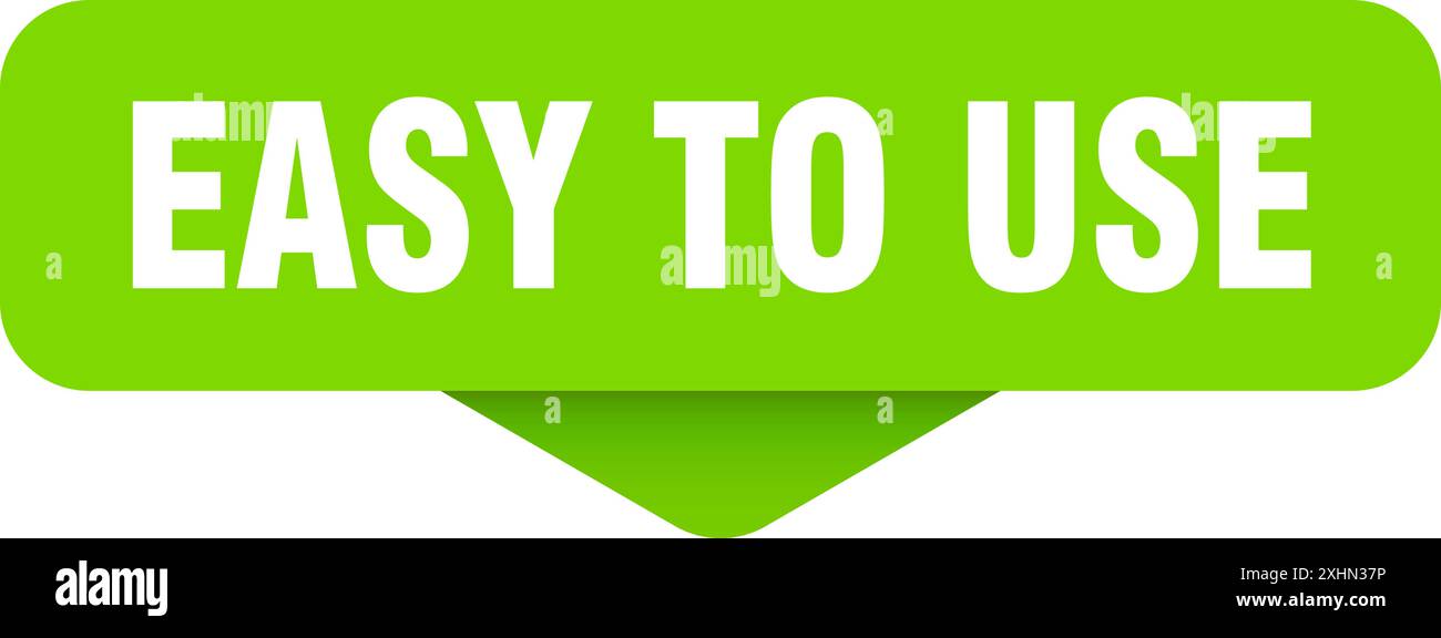 easy to use sticker. easy to use sign on transparent background ...