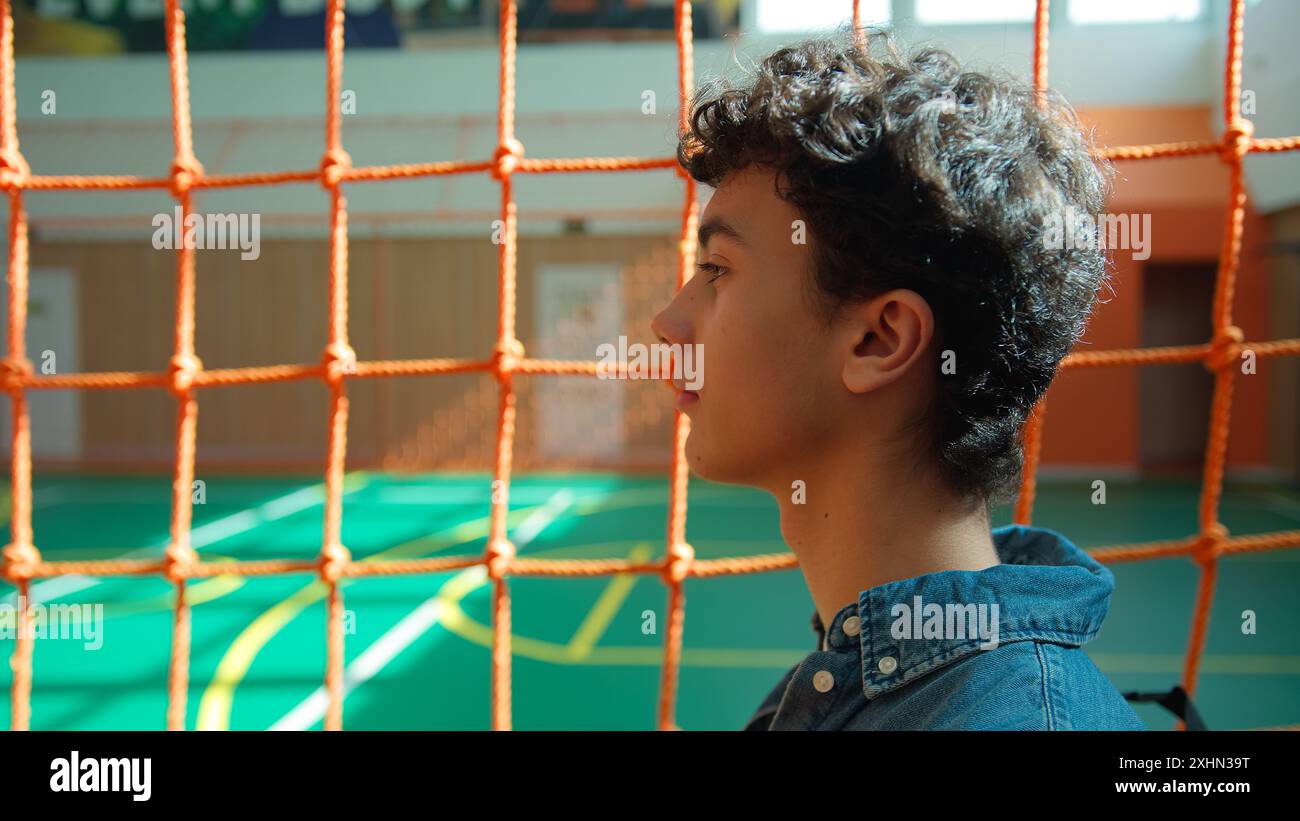 Young Caucasian teen boy student guy teenager man male son schoolboy ...