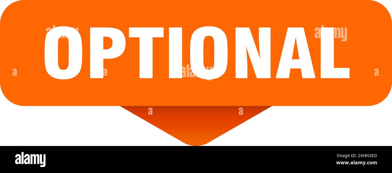 optional sticker. optional sign on transparent background. rectangular ...