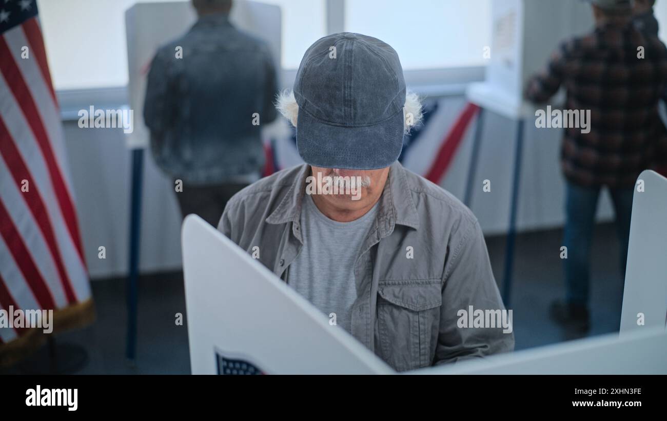 Old voting booth hi-res stock photography and images - Alamy