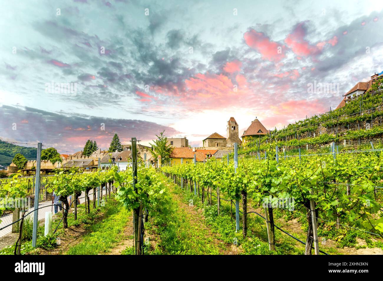 Austria lower durnstein town hi-res stock photography and images - Alamy