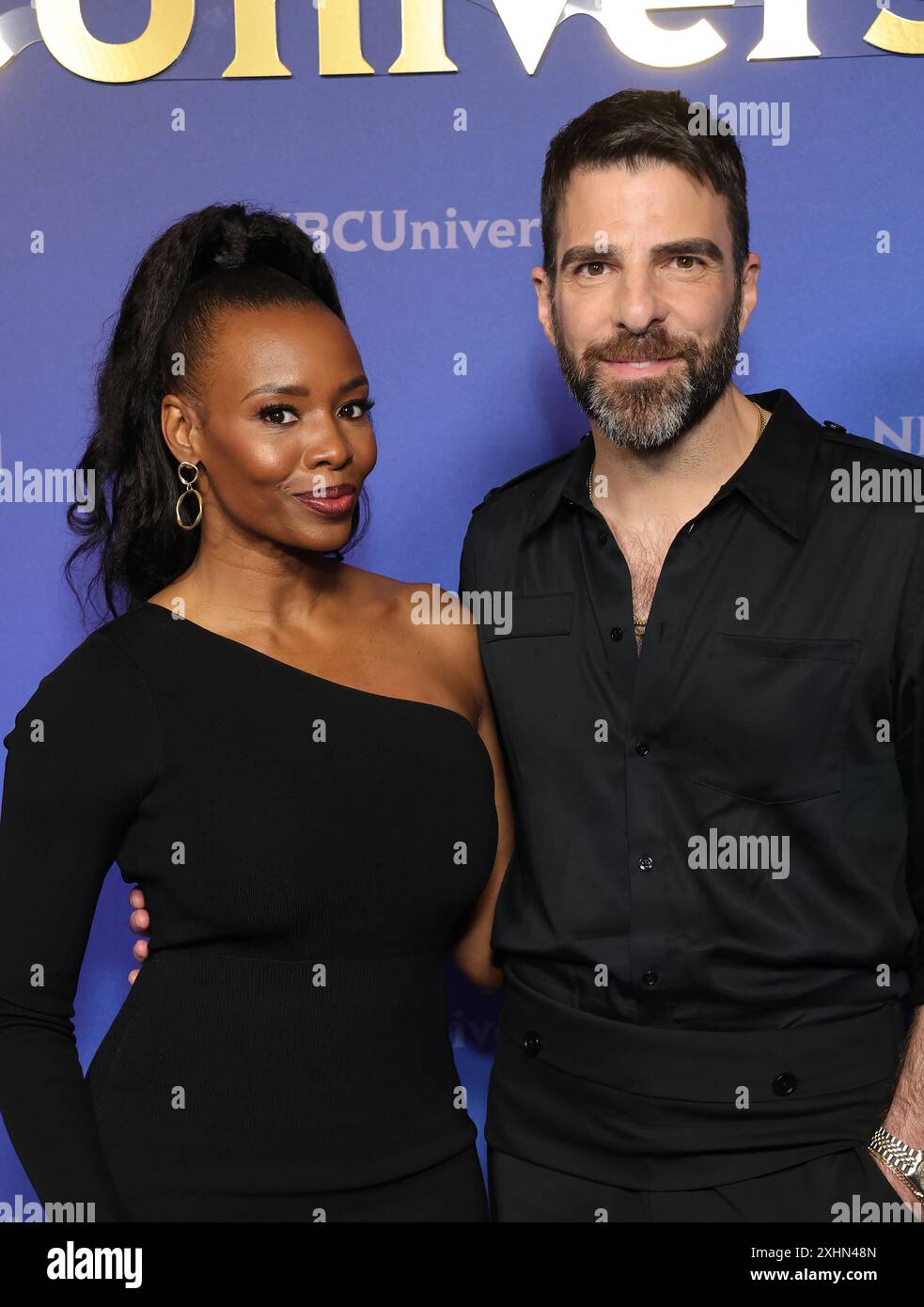 Pasadena, Ca. 14th July, 2024. Tamberla Perry, Zachary Quinto at the ...