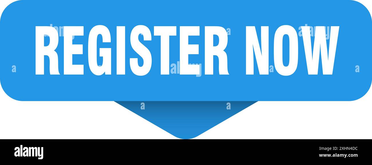 register now sticker. register now sign on transparent background ...