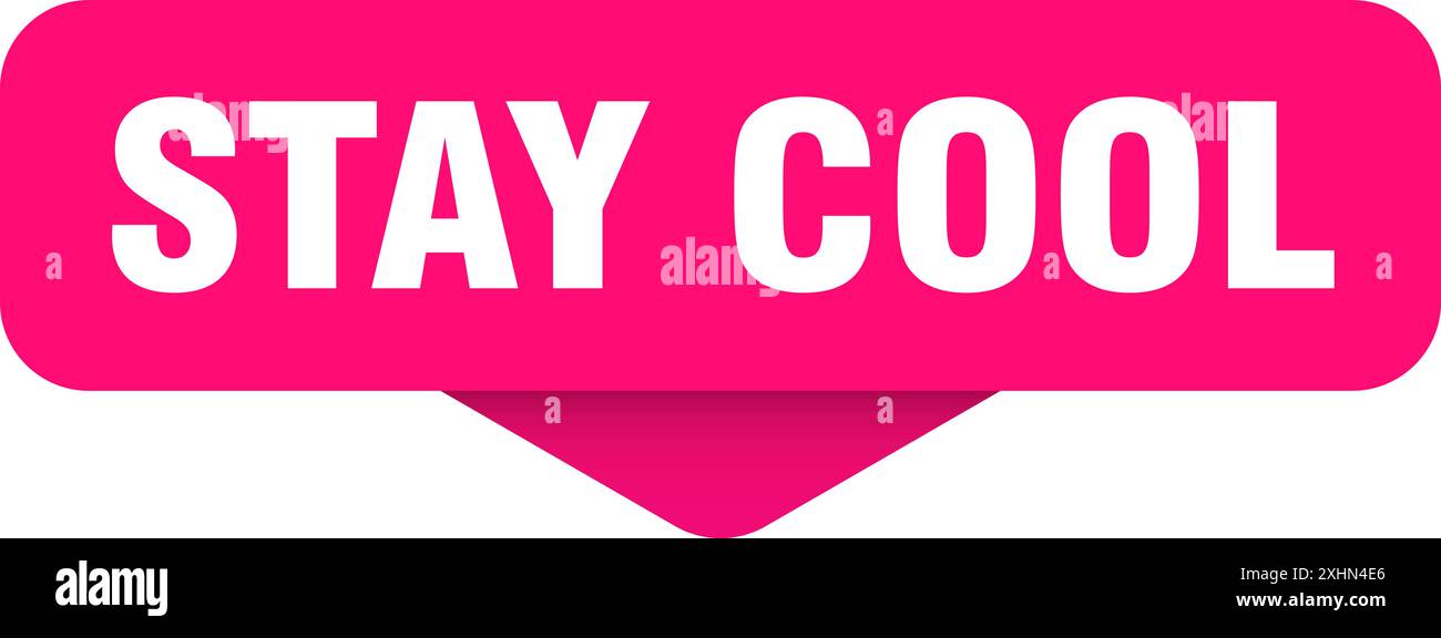 stay cool sticker. stay cool sign on transparent background ...
