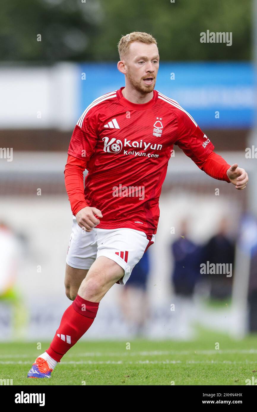 Nottingham Forest's Lewis O'Brien during the pre-season friendly match ...