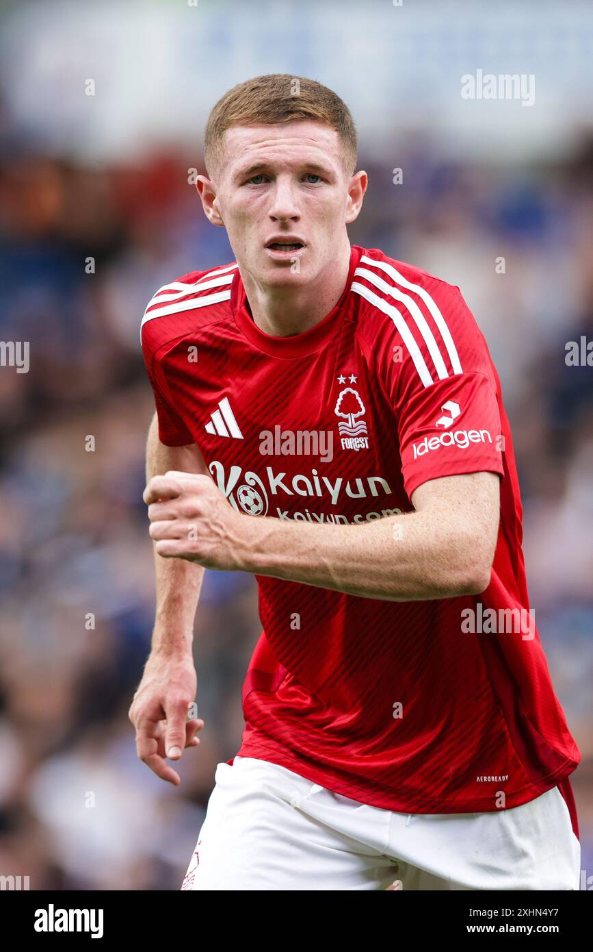 Nottingham Forest's Elliott Anderson during the pre-season friendly ...