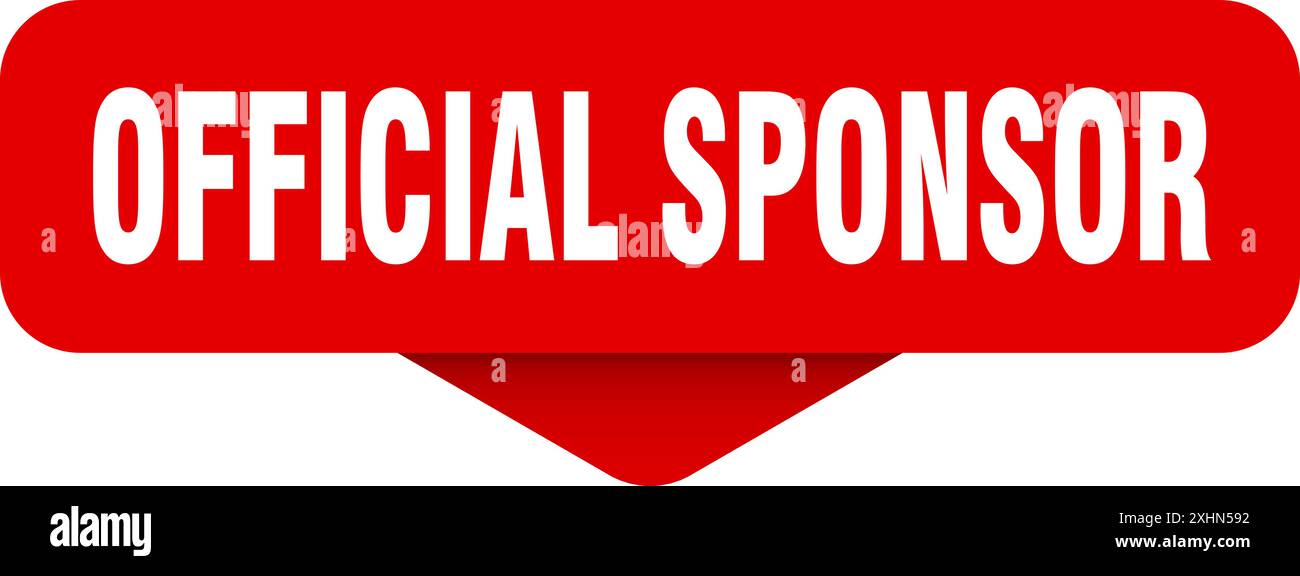 official sponsor sticker. official sponsor sign on transparent ...