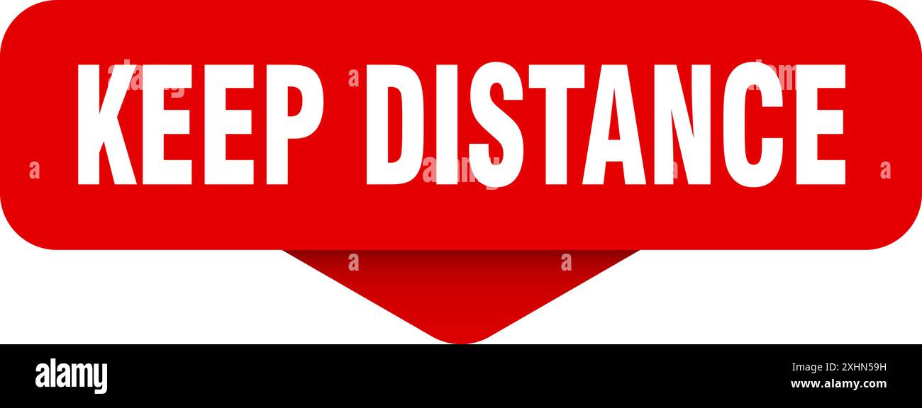 keep distance sticker. keep distance sign on transparent background ...