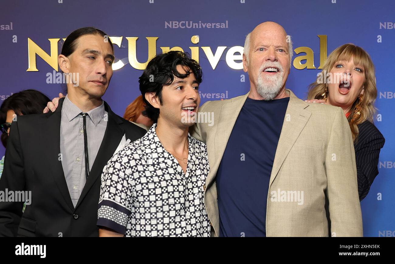 PASADENA, CA - JULY 14: Tokala Black Elk, Pablo Castelblanco, Rex Linn ...