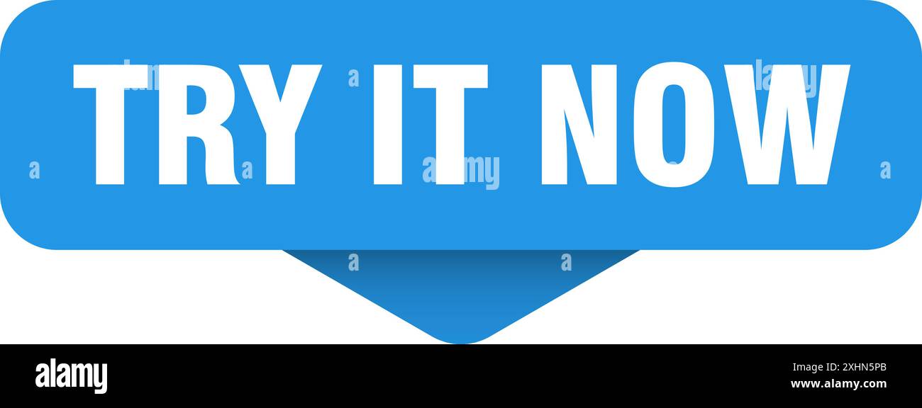 try it now sticker. try it now sign on transparent background ...