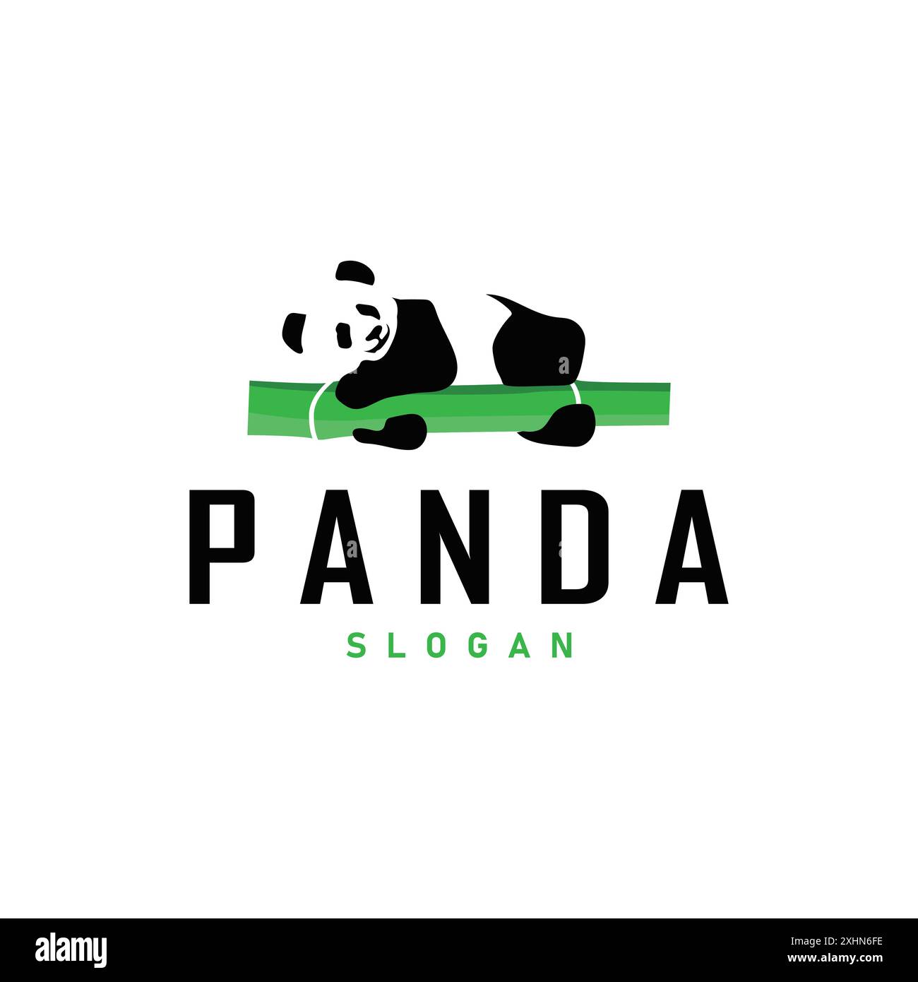 Playful panda logo hi-res stock photography and images - Alamy