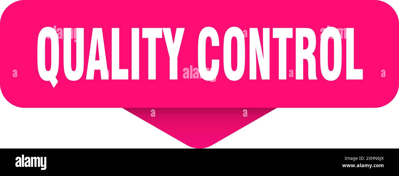 quality control sticker. quality control sign on transparent background ...