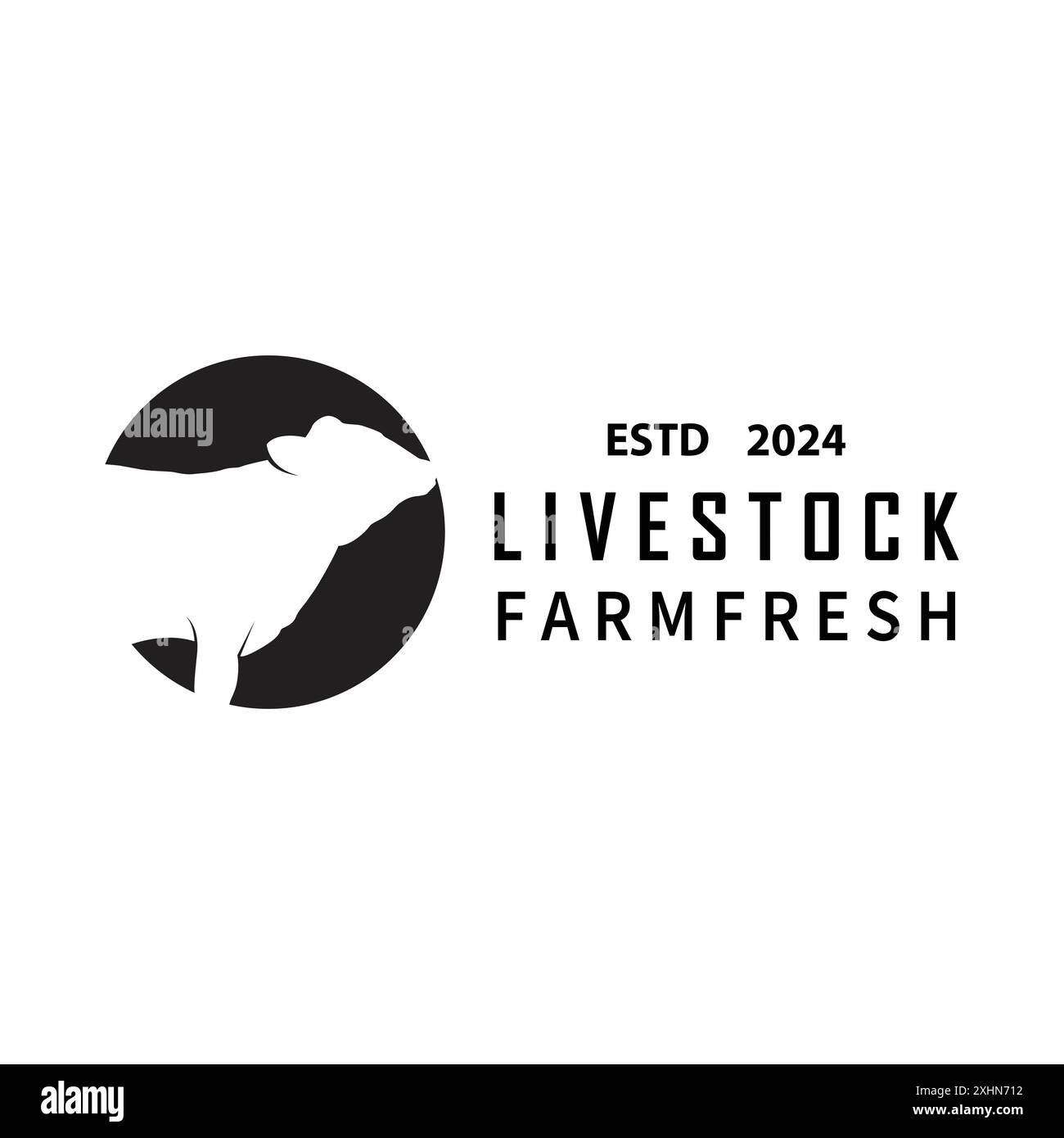 Livestock Logo, Fram Garden Design, Cow Logo Vector Badge Longhorn Bull ...