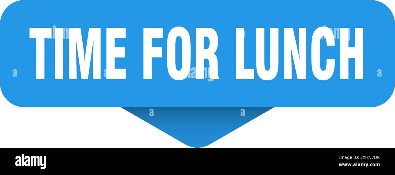 time for lunch sticker. time for lunch sign on transparent background ...