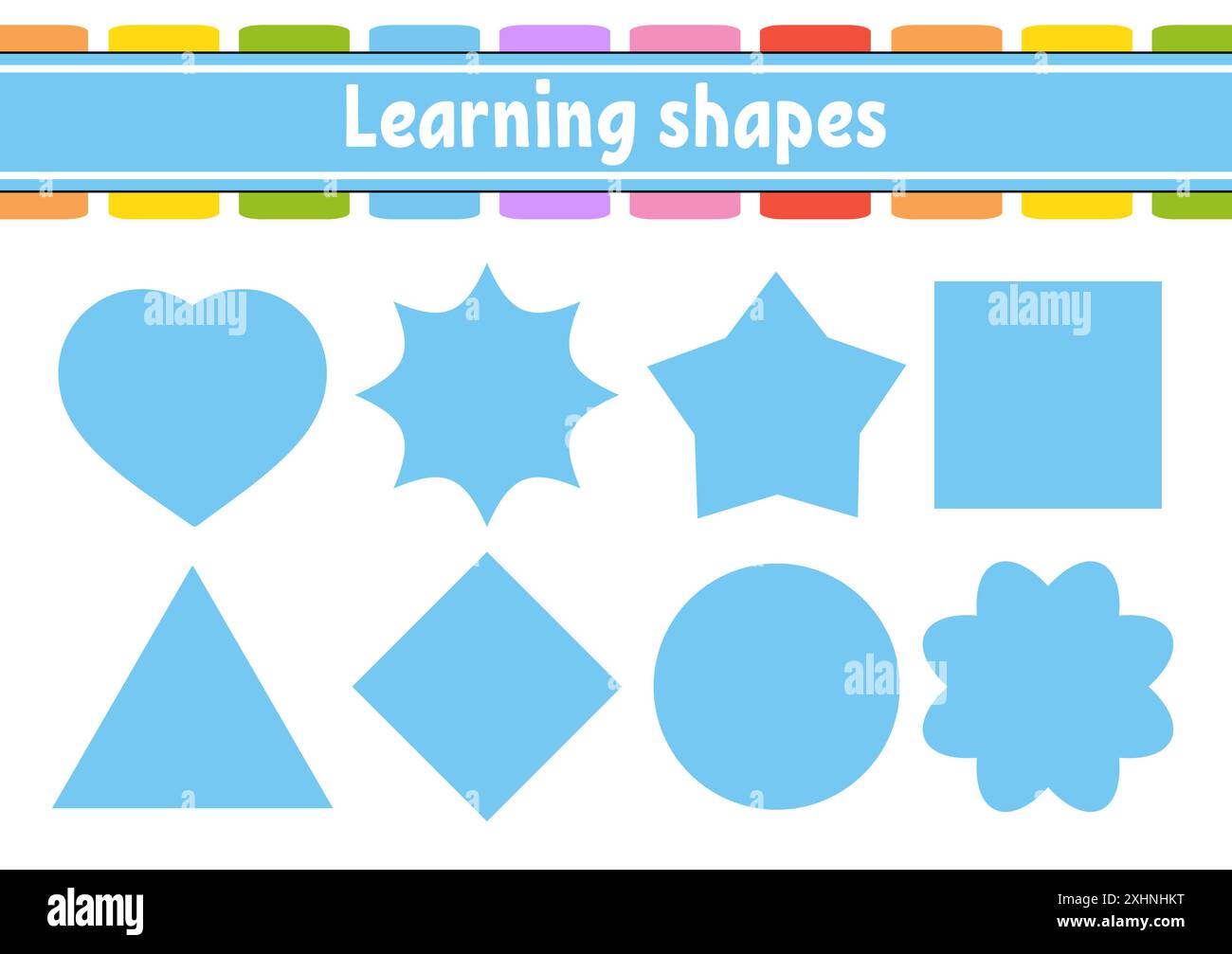 Puzzle game for kids. Cut and paste. Cutting practice. Learning shapes ...