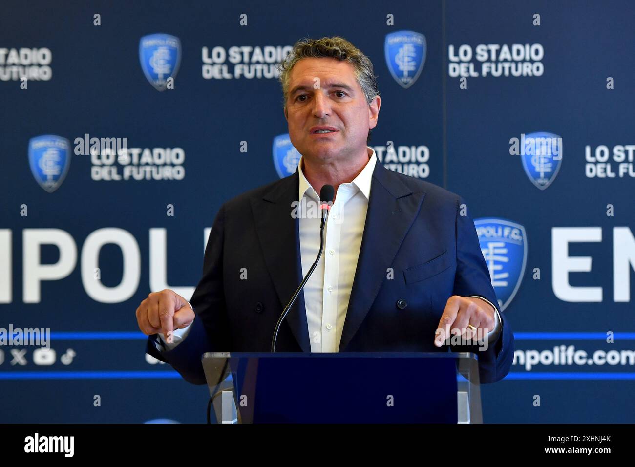 Empoli, Italia. 15th July, 2024. Luigi De Siervo, Empoli FC: lo stadio ...