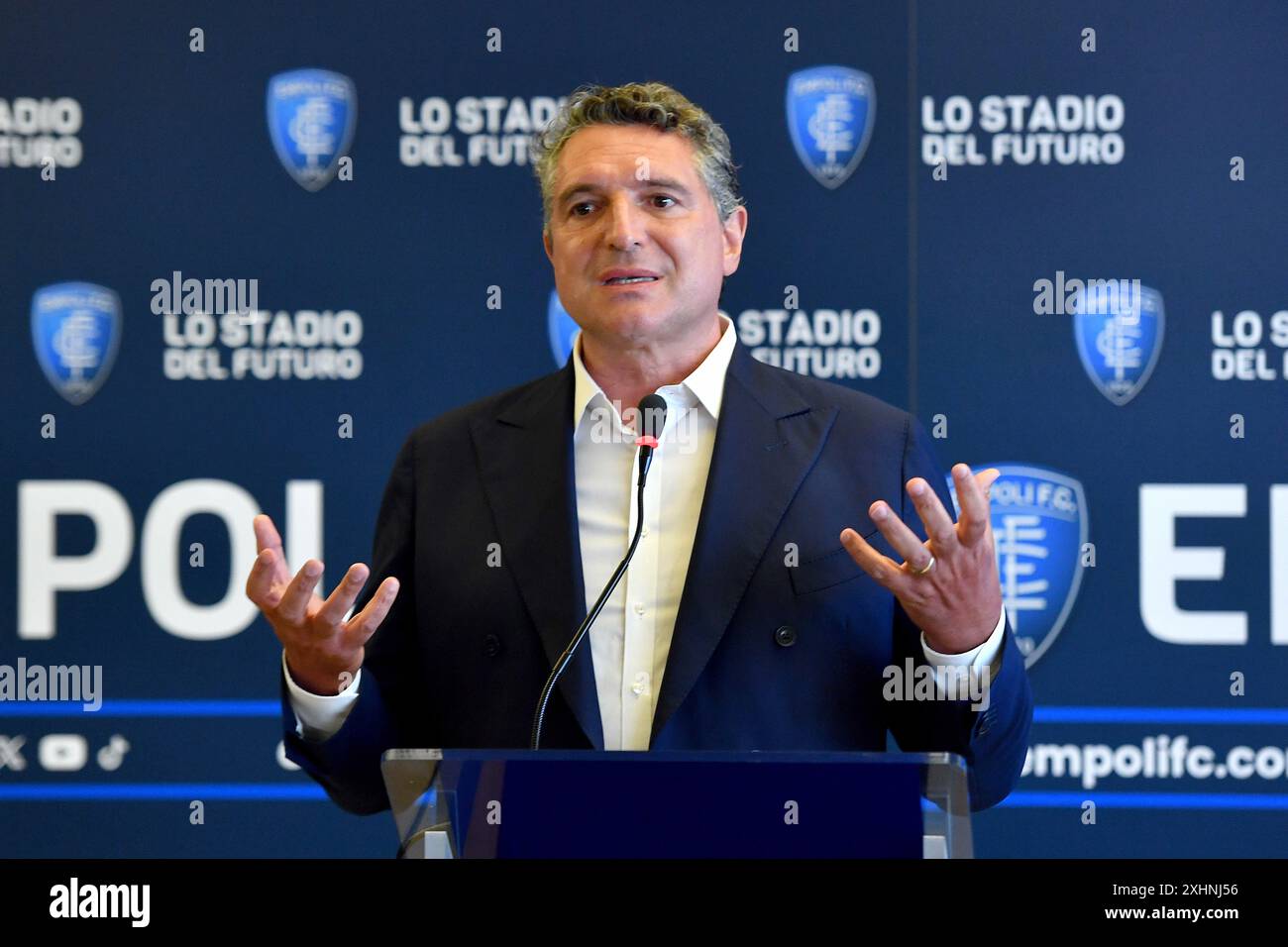 Empoli, Italia. 15th July, 2024. Luigi De Siervo, Empoli FC: lo stadio ...