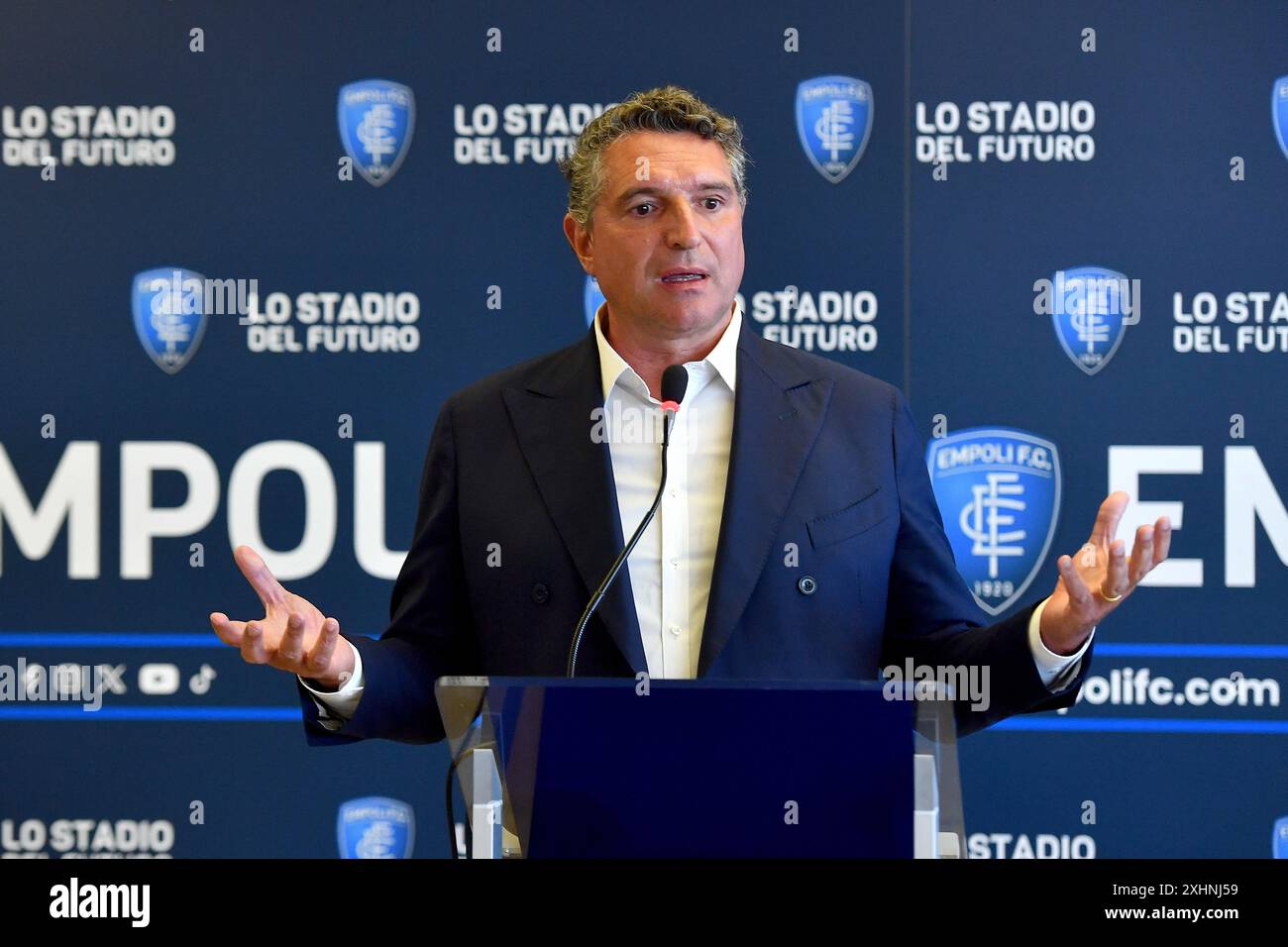 Empoli, Italia. 15th July, 2024. Luigi De Siervo, Empoli FC: lo stadio ...