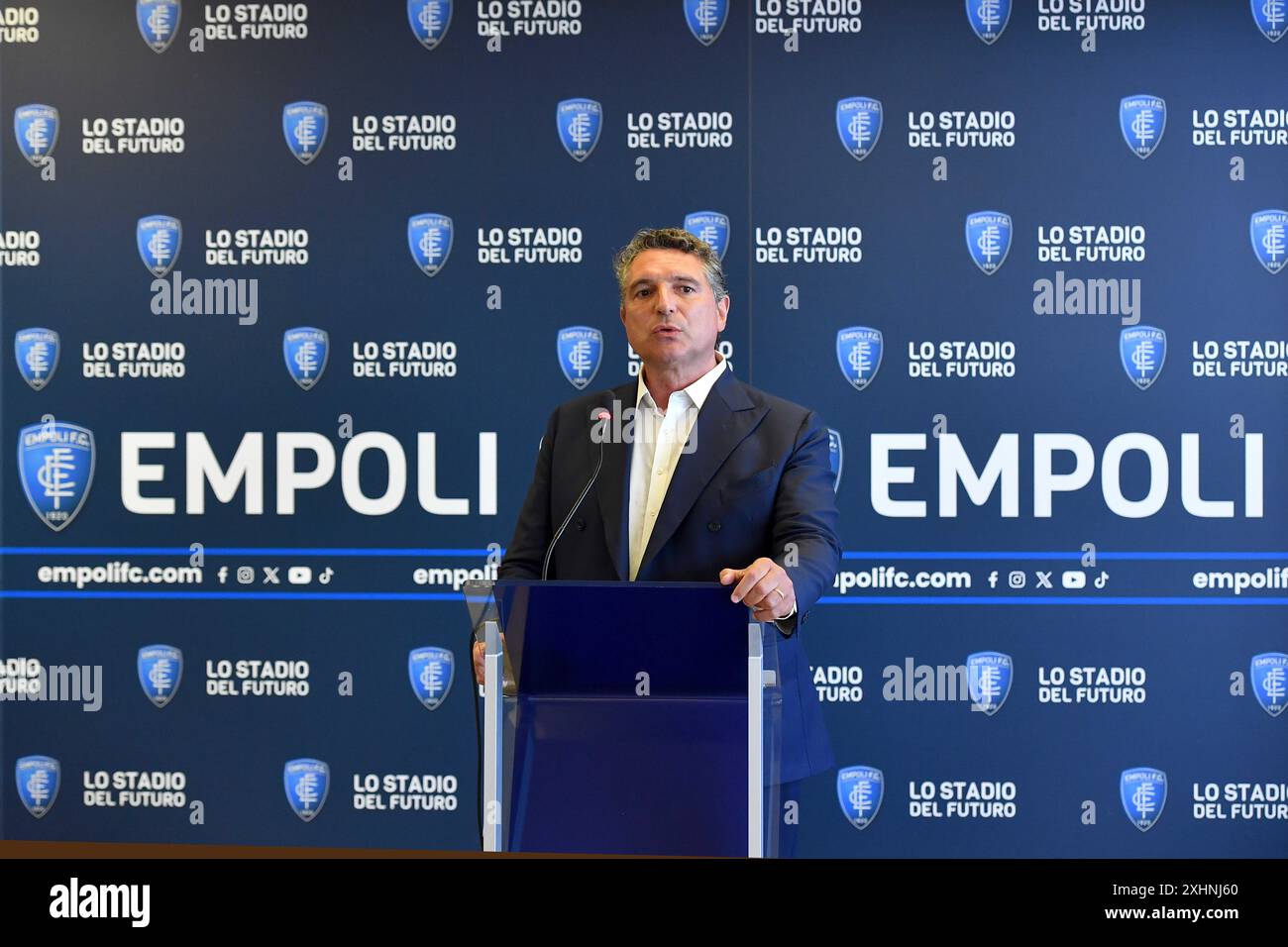 Empoli, Italia. 15th July, 2024. Luigi De Siervo, Empoli FC: lo stadio ...