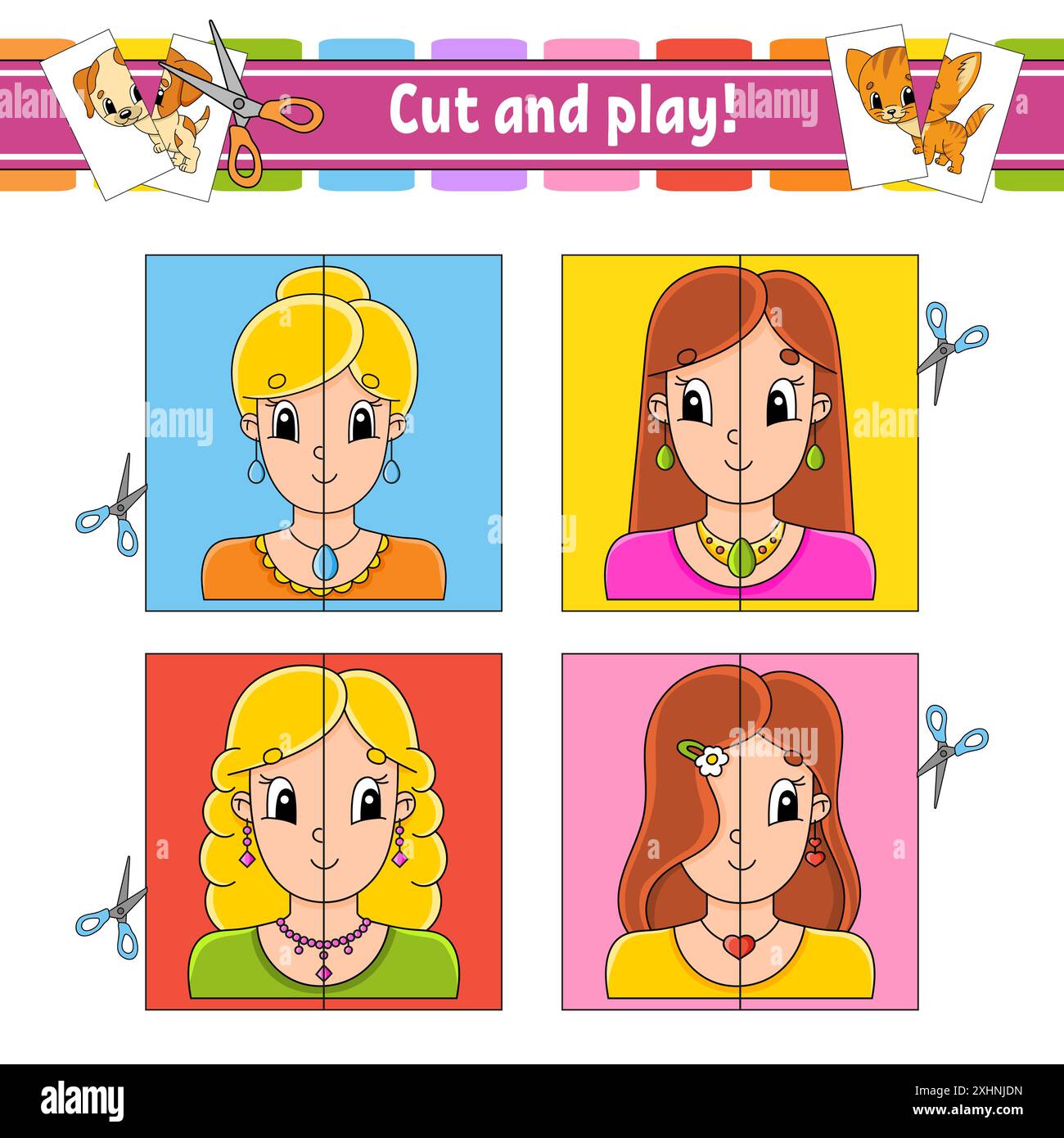 Dashed hair Stock Vector Images - Alamy