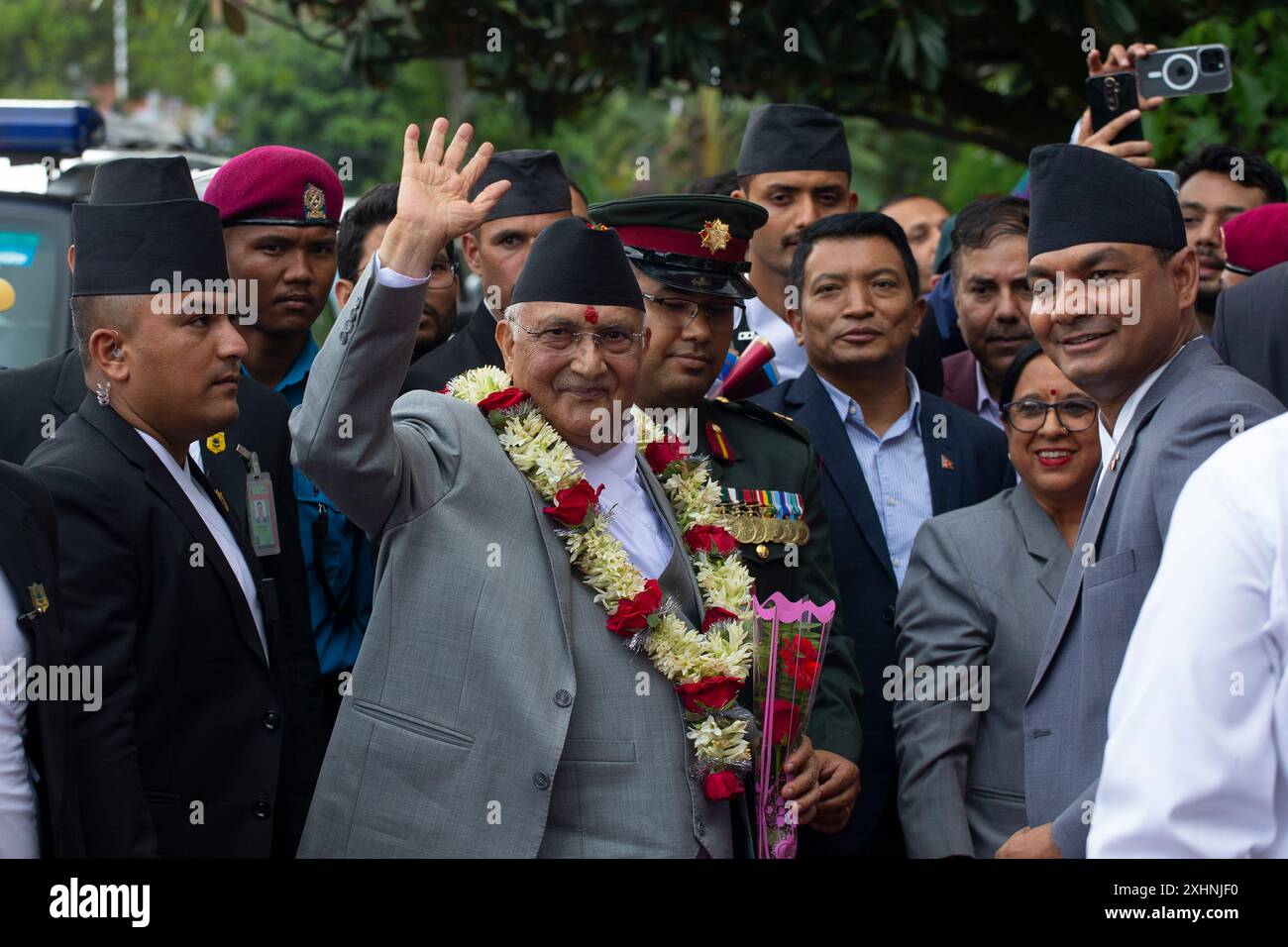 On July 15, 2024, in Kathmandu, Nepal. Nepal's newly appointed Prime ...
