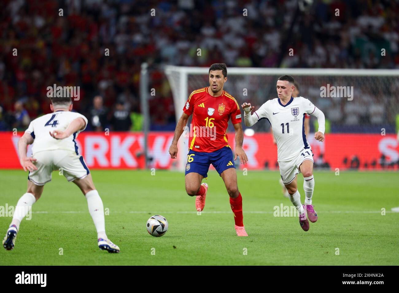 Berlin, Germany, 14, July, 2024. Rodri in action during the match ...