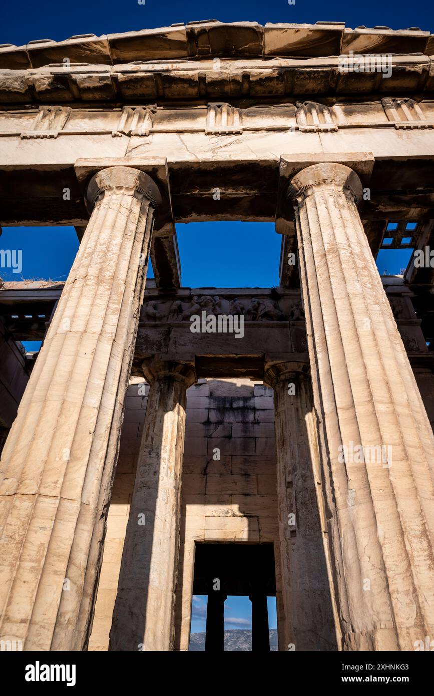 Temple of Hephaestus or Hephaisteion, is a well-preserved Greek Doric temple located in Agora of ...