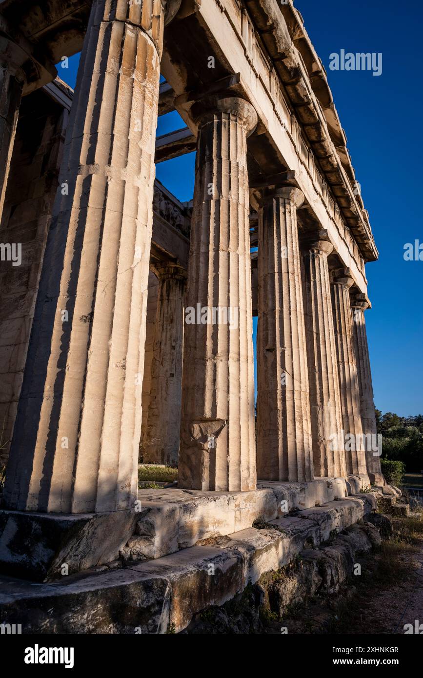 Temple of Hephaestus or Hephaisteion, is a well-preserved Greek Doric temple located in Agora of ...