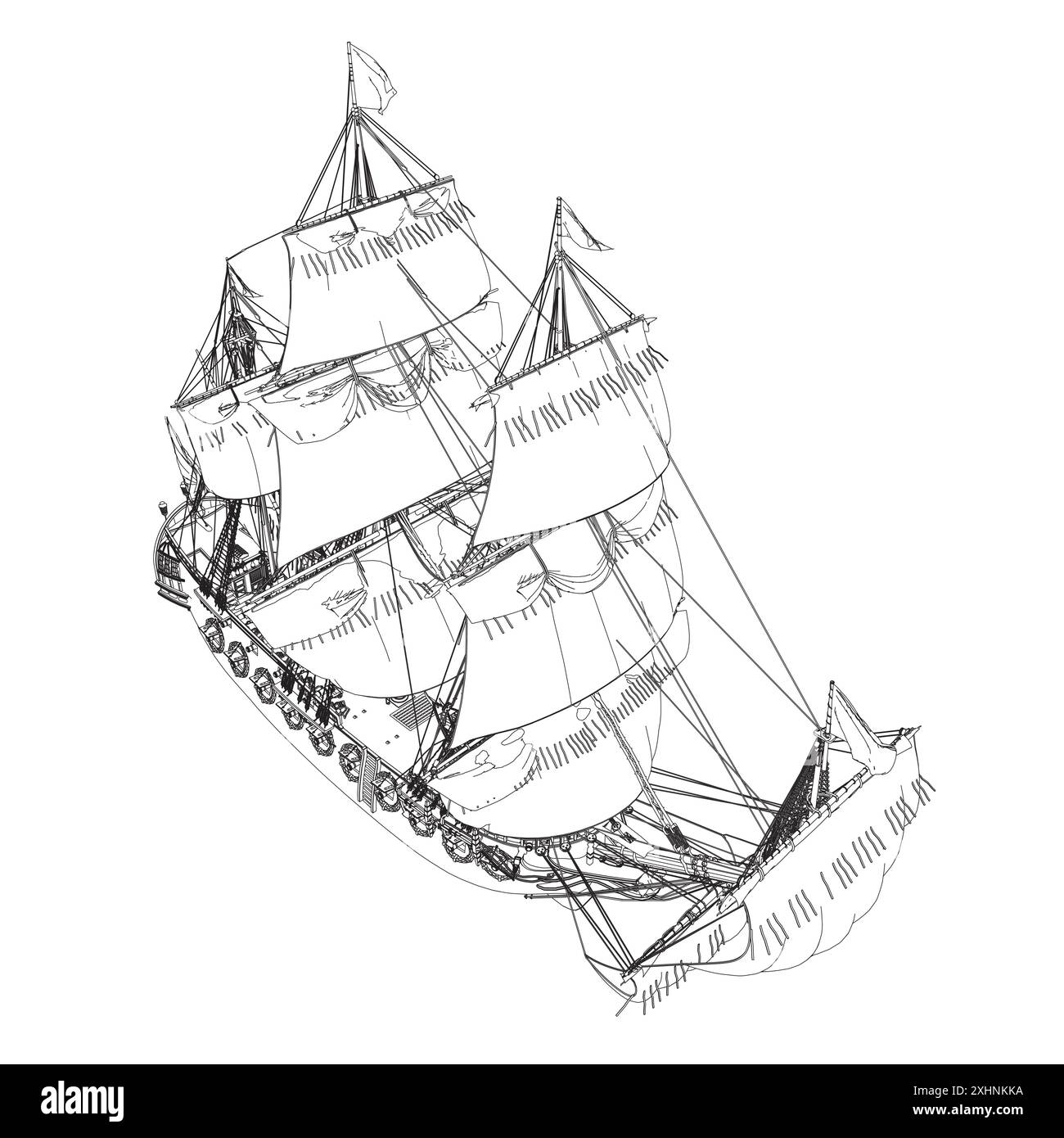 Frigate Stock Vector Images - Alamy