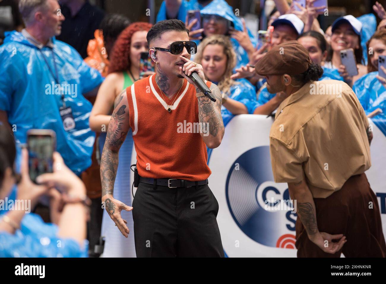 Ny. 12th July, 2024. Rauw Alejandro on stage for NBC Today Show Concert ...