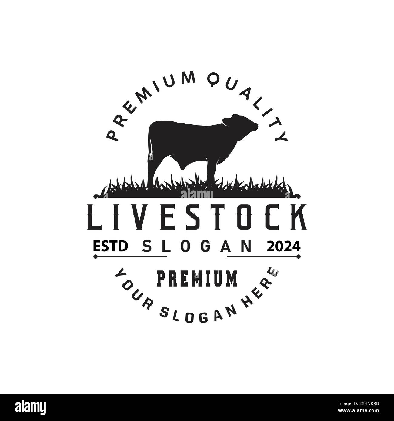 Livestock Logo, Fram Garden Design, Cow Logo Vector Badge Longhorn Bull Cattle Vintage Label ...