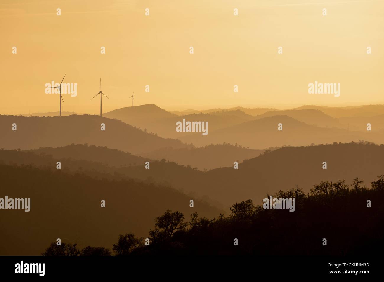 Onshore wind turbines electricity hi-res stock photography and images ...