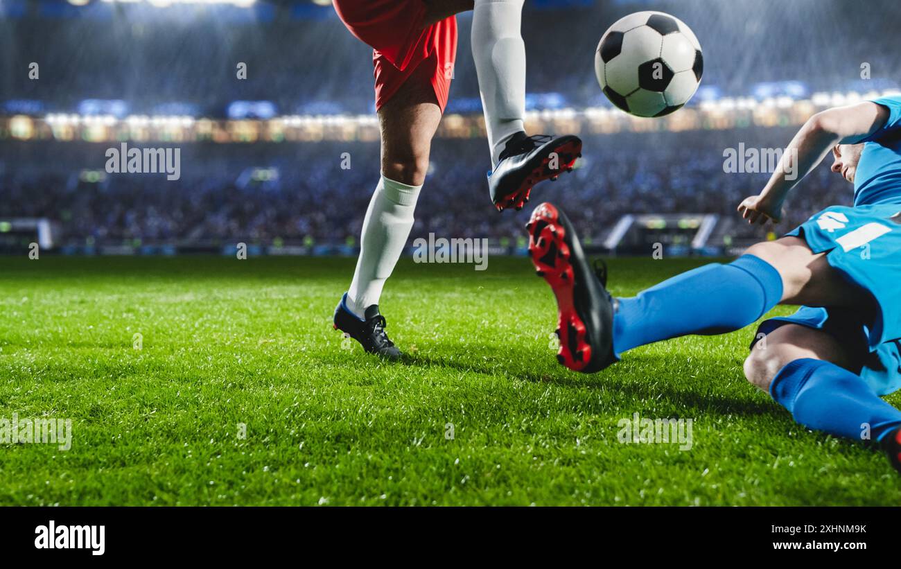 Dangerous sliding tackle hi-res stock photography and images - Alamy