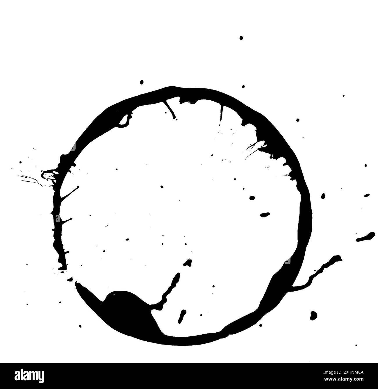 Grunge Circle Round Stamp Frame Stock Vector Image & Art - Alamy