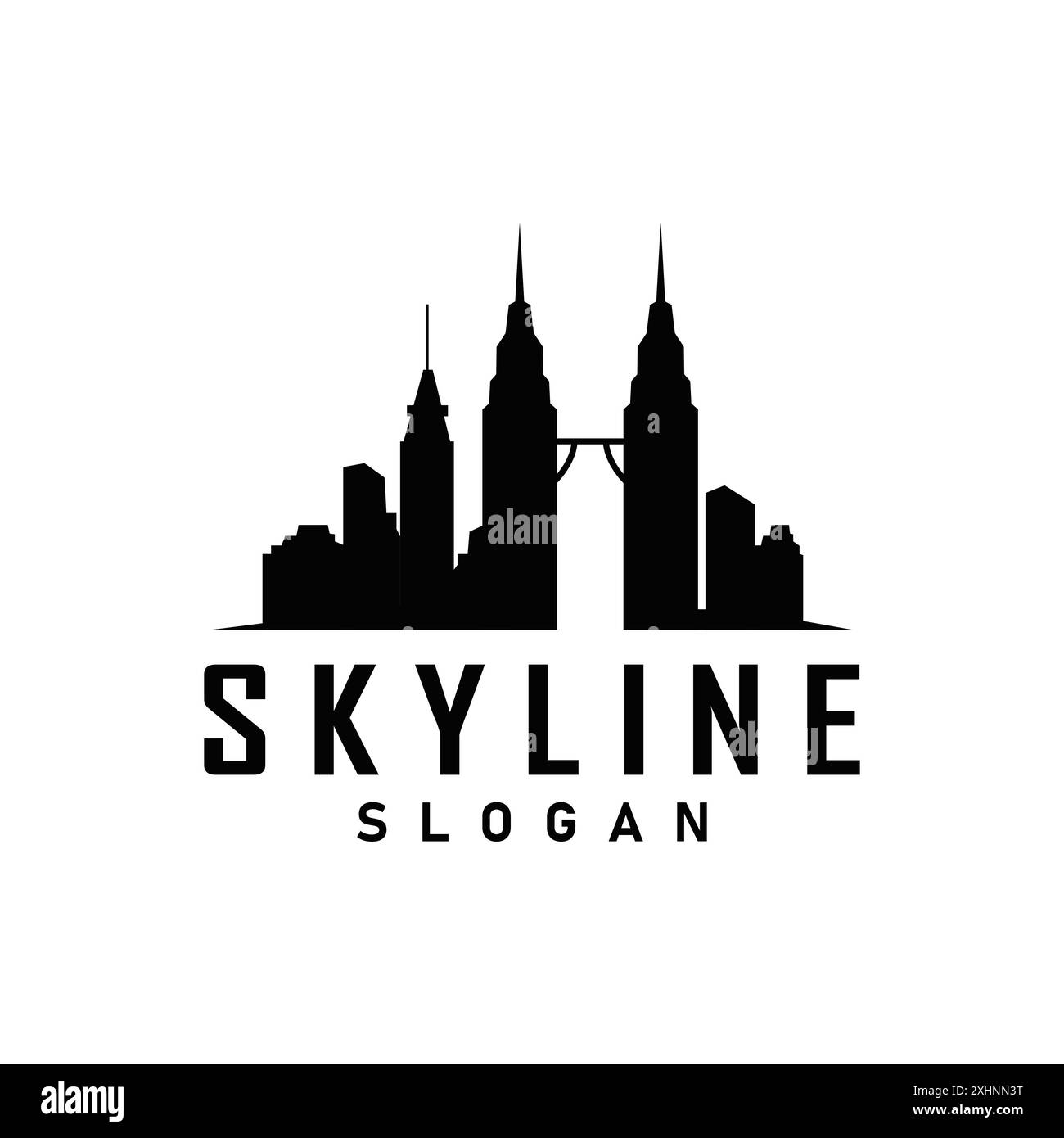 Miami skyline night Stock Vector Images - Alamy