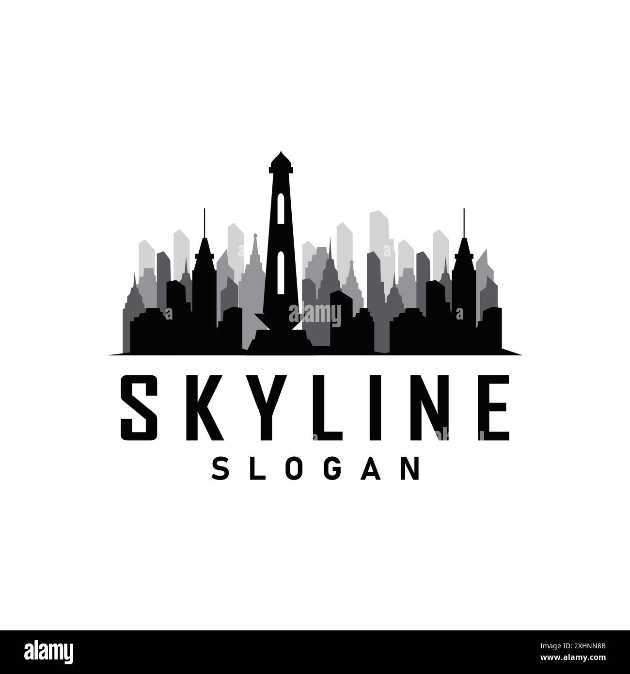 Apartment building architecture tall build Stock Vector Images - Alamy