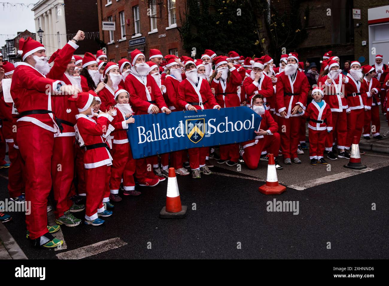 Lymington Santa Dash, a charity fun run, come dressed as Santa or one ...