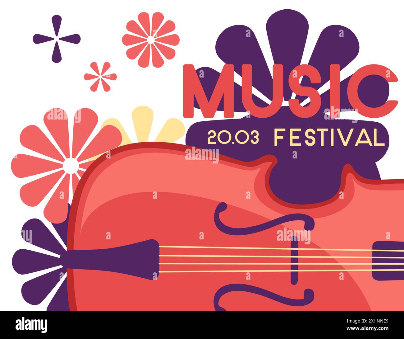 Fiddle flower Stock Vector Images - Alamy