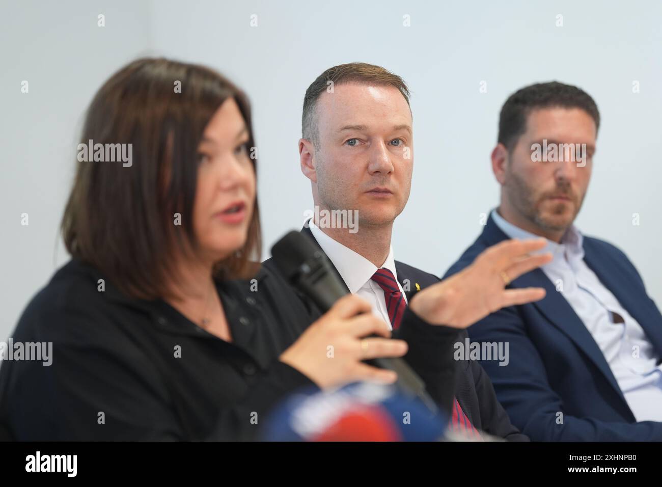 Hamburg, Germany. 15th July, 2024. Stefan Hensel (M), Hamburg Anti ...