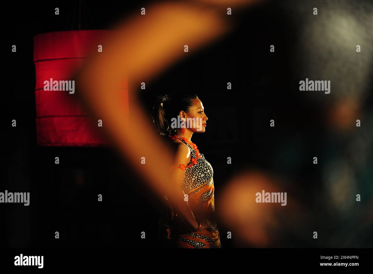 Models perform on ramp during Dhaka Fashion week at the Dhaka Club in the capital, Bangladesh ...