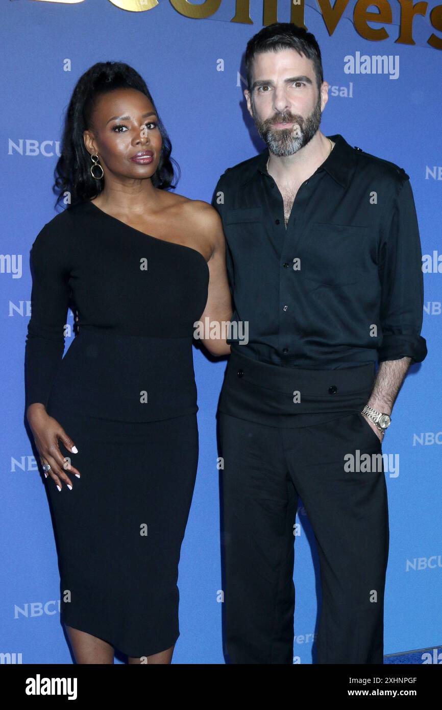 LOS ANGELES - JUL 14: Tamberia Perry, Zachary Quinto at the ...