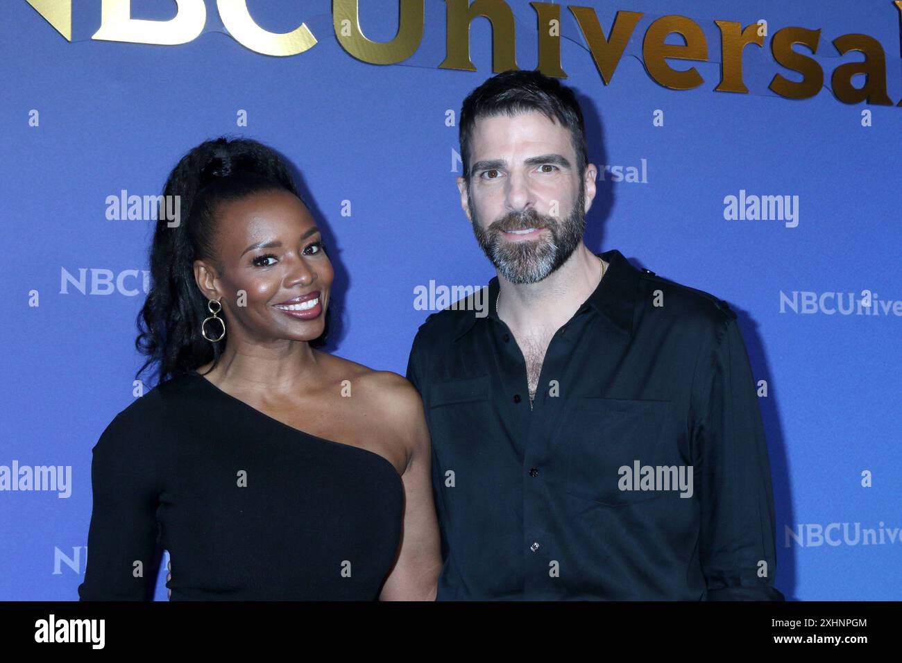LOS ANGELES - JUL 14: Tamberia Perry, Zachary Quinto at the ...