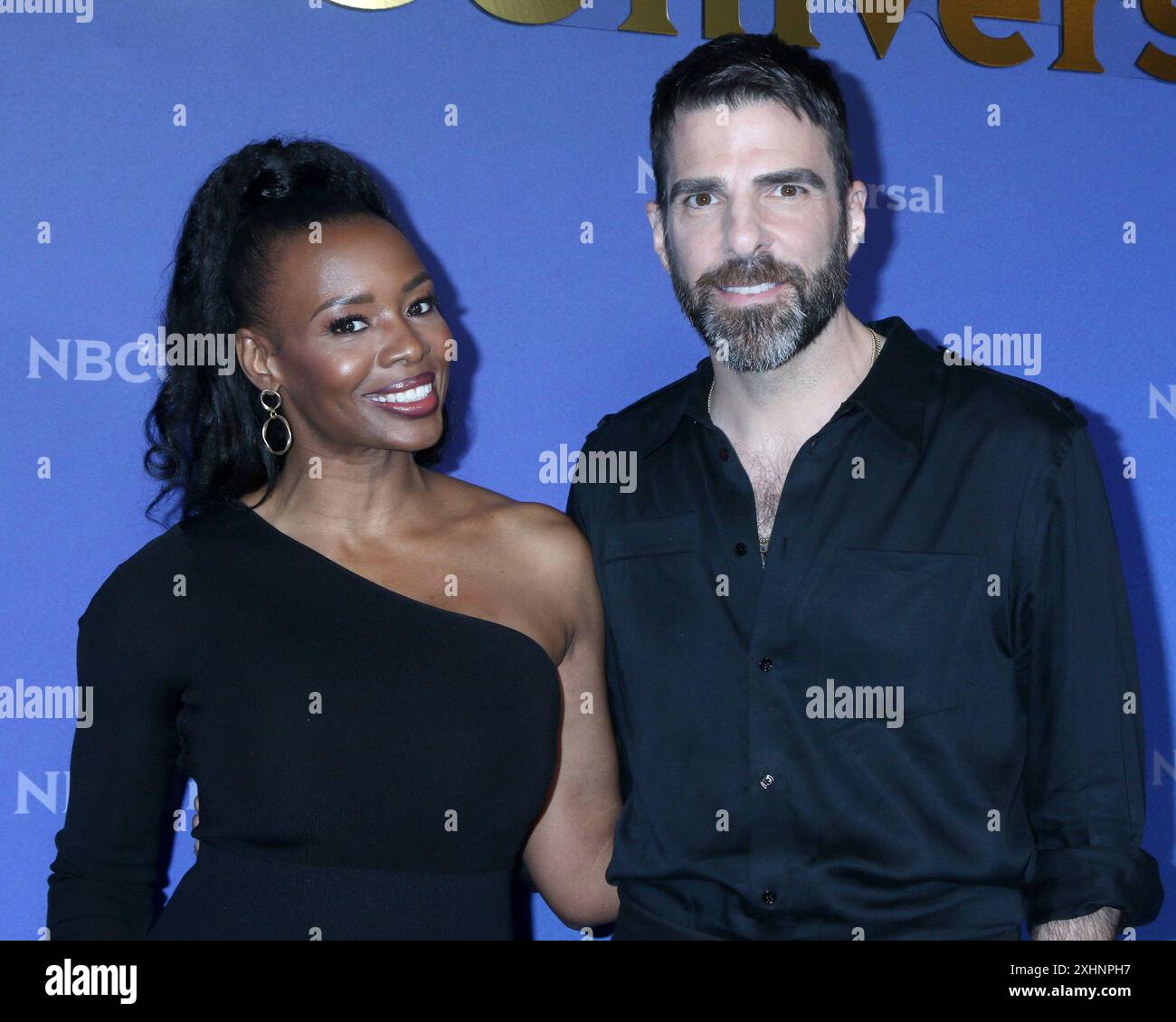 LOS ANGELES - JUL 14: Tamberia Perry, Zachary Quinto at the ...